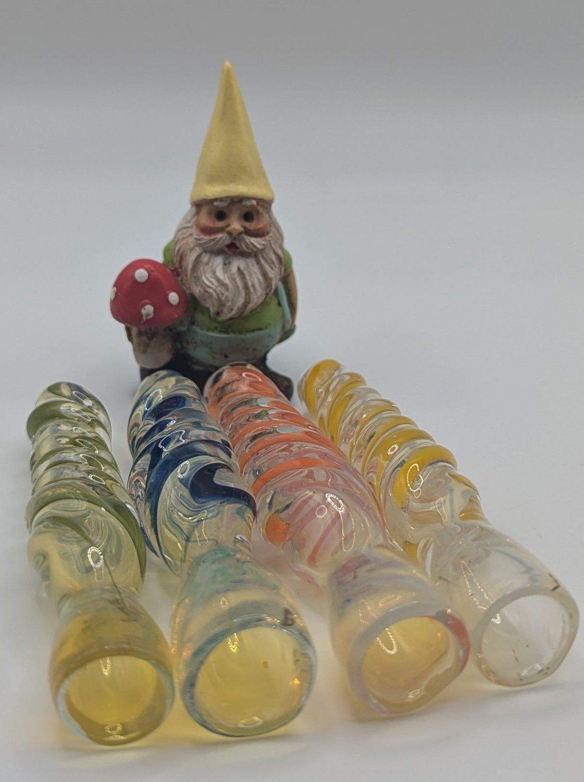 tiny glass pipes - for whatever you're smoking